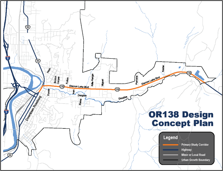 ODOT Seeking Community Input on OR 138 Design Concept Plan